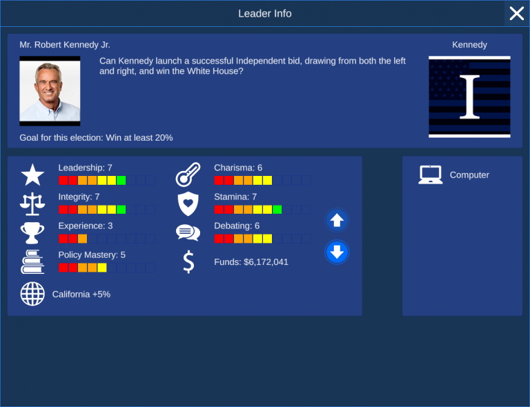 President Infinity 2024 – The Presidential Election Game – 270sims – US ...
