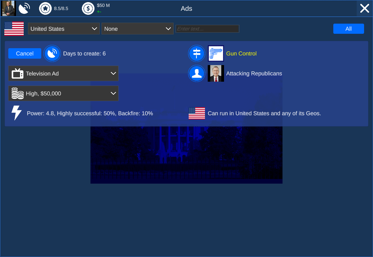 Congress Infinity 2024 – The Congress Election Game – 270sims – US ...