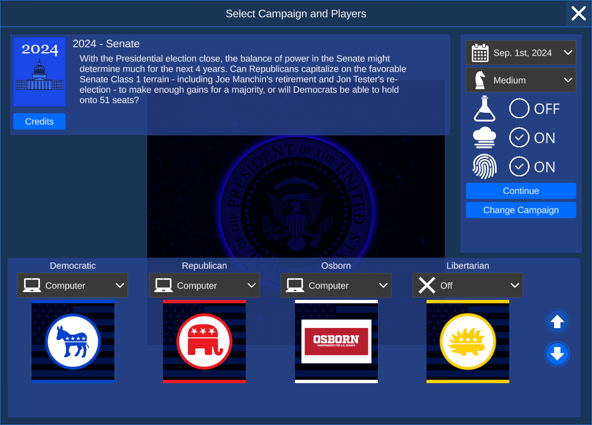 Congress Infinity 2024 – The Congress Election Game – 270sims – US ...