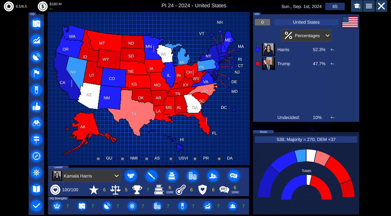 President Infinity 2024 – The Presidential Election Game – 270sims – US ...